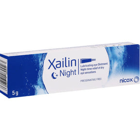Xailin Night Lubricating Eye Ointment 5g – British Pharmacare
