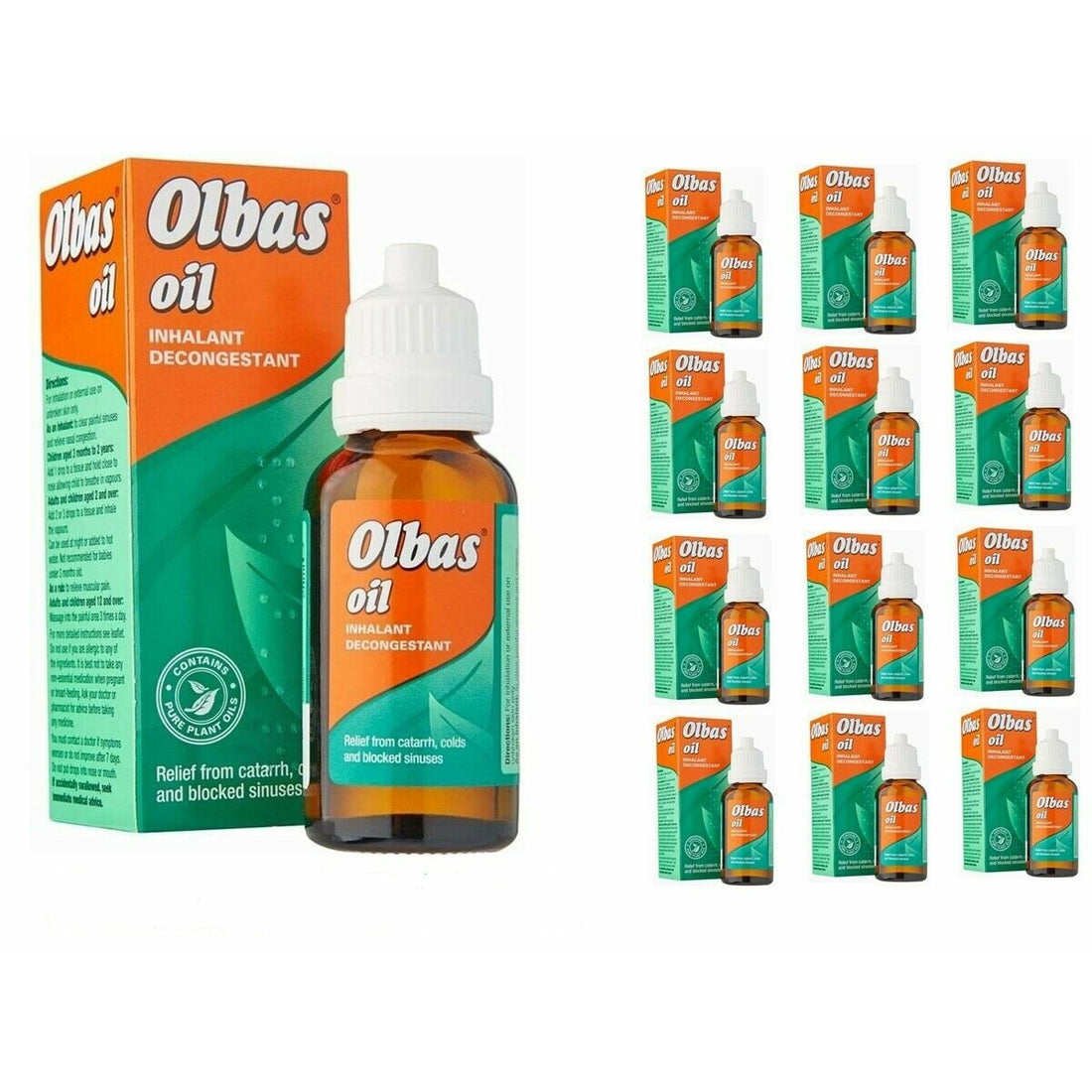 Olbas Oil Inhalant Decongestant 30ml - 12 Pack – British Pharmacare